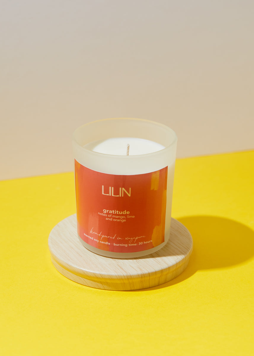 gratitude candle – Lilin